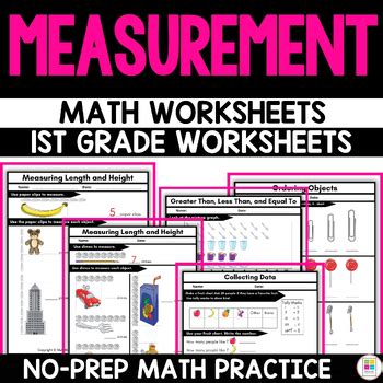 Measurement Activities 1st Grade Measuring Comparing Lengths Ordering Objects