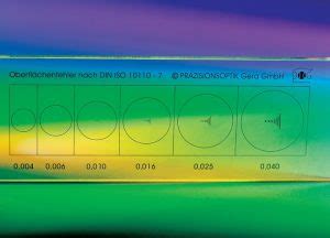 Surface Defect Pattern POG Präzisionsoptik Gera GmbH