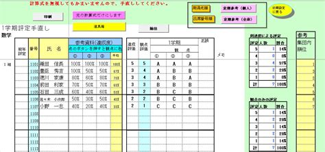 成績太郎も3観点の成績処理ソフトになりました 観点ABCを3観点でなく5観点で評価する成績太郎も完成しました