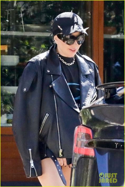 Lady Gaga Wears Short Shorts To Lunch With Michael Polansky After