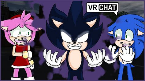 Dark Super Sonic And Amy
