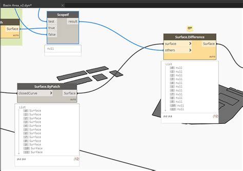 surface difference with null civil3d dynamo
