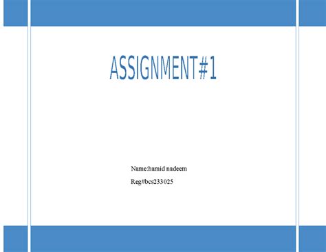 Hamid Nadeem Bcs233025 Namehamid Nadeem Regbcs Ethics And