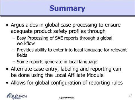 Working With Argus Safety In A Global Community PDF