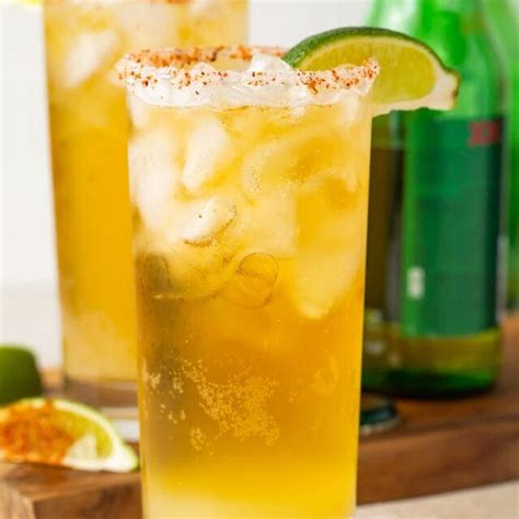 Chelada Mexican Beer Cocktail With Lime 40 Aprons