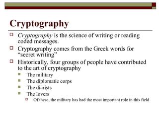 Cryptography PPT