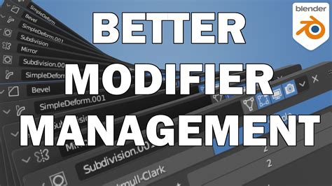 Modifier Tools A Must Have Add On For Blender Tutorials Tips And Tricks Blender Artists