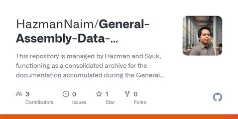 Github Hazmannaimgeneral Assembly Data Analytics And Data Science