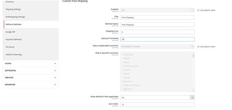 Magento 2 How To Add Custom Free Shipping Based On Cart Conditions And Hide Other Methods If
