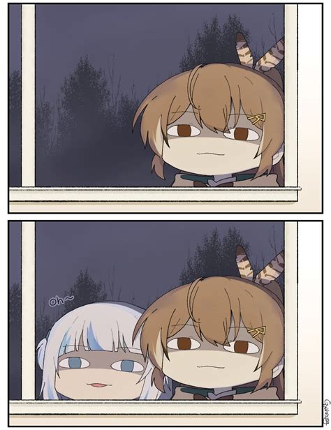 Gawr Gura Nanashi Mumei And Nanashi Mumei Hololive And More Drawn By Gyaheung Danbooru