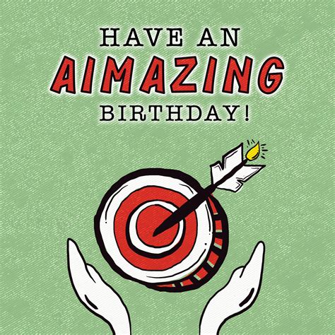 Darts Game Happy Birthday Card Boomf