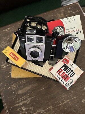 Brownie Twin 20 Outfit Eastman Kodak Camera In Box Ebay