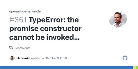 Typeerror The Promise Constructor Cannot Be Invoked Directly Azure Openai · Issue 361