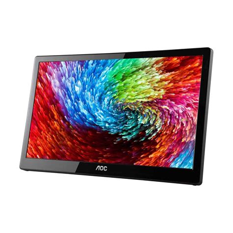 AOC E1659FWU HD 1366x768 Portable Monitor 60Hz TN USB 15 6 Best Deals At Progenix