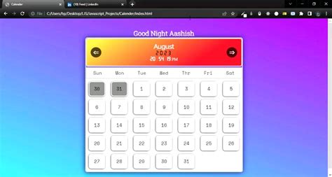Video Aashish Singh On Linkedin Project Like Html Javascript Css Ineuron Github Pwskills