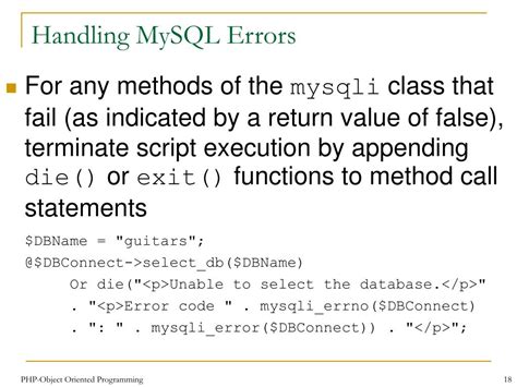 Ppt Developing Object Oriented Php Powerpoint Presentation Free Download Id