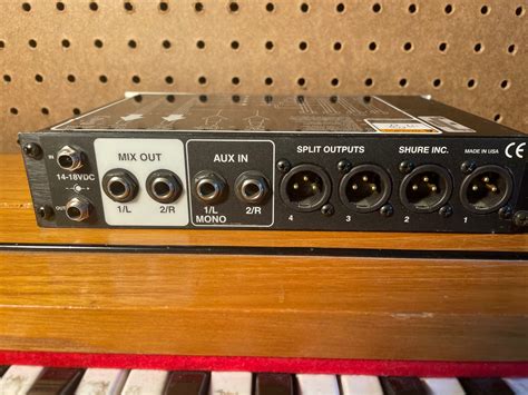 Shure P4m Personal Monitor Mixer 6 In 6 Out Submixer Eclectic Sounds