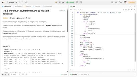 Dsa Leetcode Python Binarysearch Problemsolving Techinterview Prasadam Guruprasad