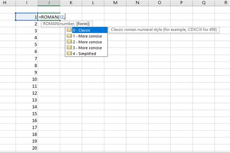 Lesson 24 ROMAN ARABIC In Excel Excelabcd