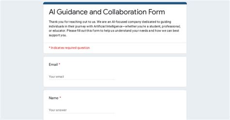 Ai Guidance And Collaboration Form Anubhav Kulshrestha