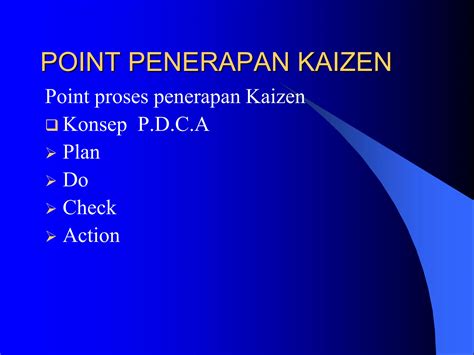 Materi Kaizen Pemanfaatan Kaizen Di Dalam Perusahaan Lean Management Pptx