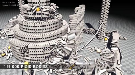 GDC New Video Showcases NVIDIA S PhysX GPU Rigid Body Simulation