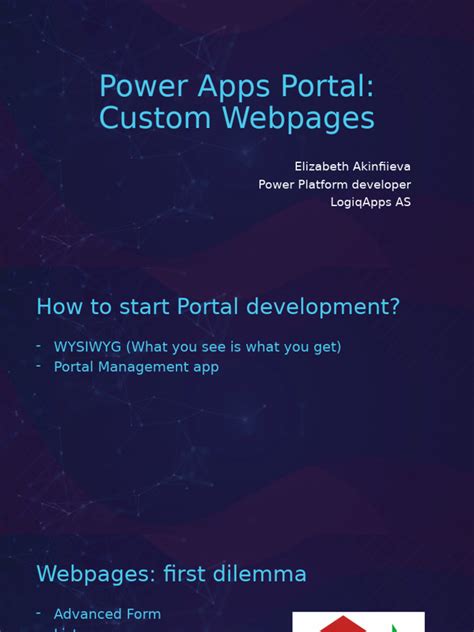 Cppug Powerapps Portal Custom Pages Pdf
