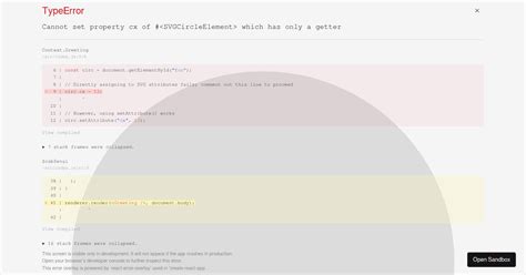 Crank Svg Read Only Attribute Issue Codesandbox