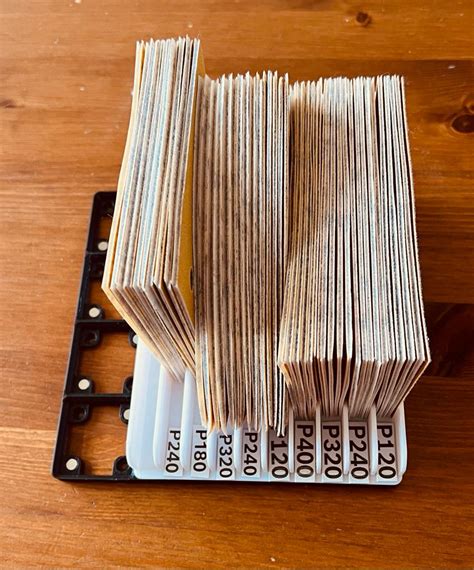 Gridfinity Sandpaper Sorting Module By Coriux Download Free Stl Model