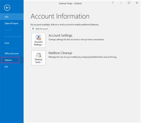 Resolve Outlook 2016 Search Greyed Out Error