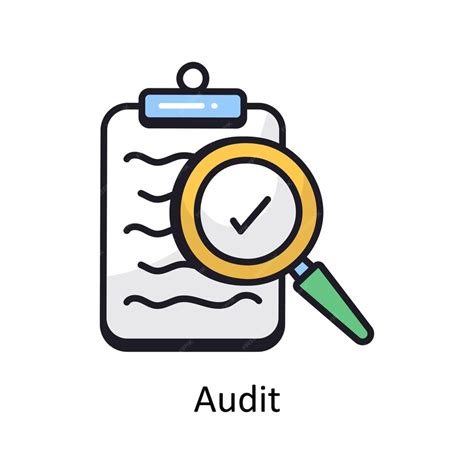 Premium Vector Audit Vector Outline Doodle Design Illustration Symbol