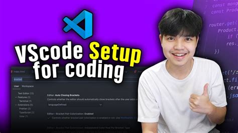 สอน Setup VScode ใหเหมาะกบการเขยนโคด การตงคาพนฐานท Developer ตองร YouTube