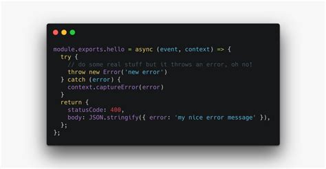 monitor and debug all serverless errors