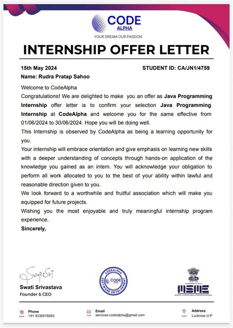 Rudra Pratap Sahoo On Linkedin Internship Newbeginnings Excited