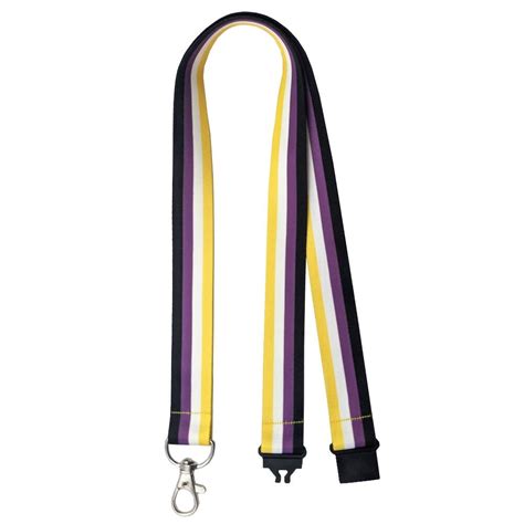 Non Binary Lanyard With Breakaway Rainbow Republic