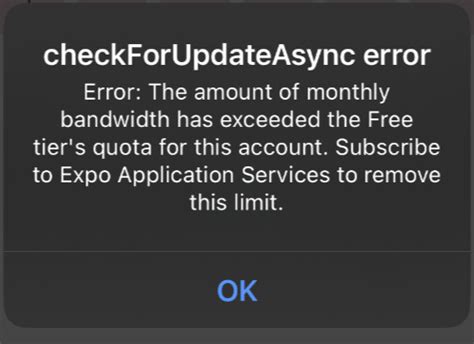 Eas Update Free Tier 1000 Updaters Not Working After Monthly Reset · Issue 21992 · Expoexpo