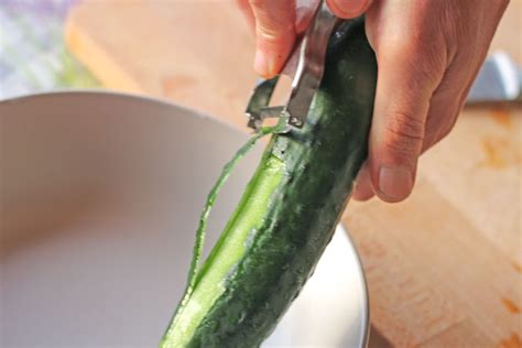 How To Cut A Cucumber Different Techniques Making Salads