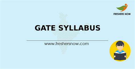 Gate Syllabus 2026 And Exam Pattern For Cse Ece Eee Me Ce