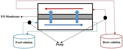Schematic Of The Used Forward Osmosis System Download Scientific Diagram