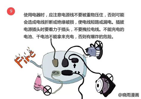 9張漫畫教會你冬季如何安全用電 每日頭條