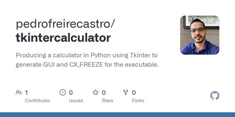 GitHub Pedrofreirecastro Tkintercalculator Producing A Calculator In Python Using Tkinter To