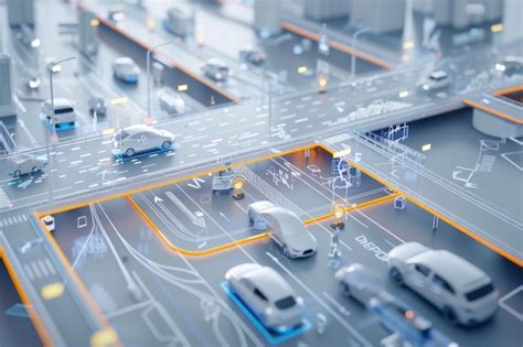 Premium Photo Advanced 3d Visualization Of Smart Traffic Management