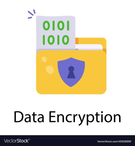 Data Encryption Royalty Free Vector Image Vectorstock