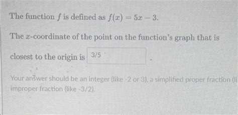 Solved The Function F Is Defined As F X X The Chegg Com