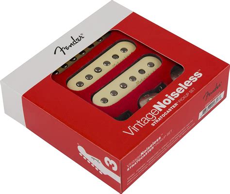 Fender Vintage Noiseless Stratocaster Pickups Set White 3 Pickups
