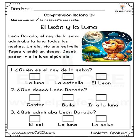 Hojas De Trabajo De Lectura Gratuitas De Segundo Grado ComprensiÓn