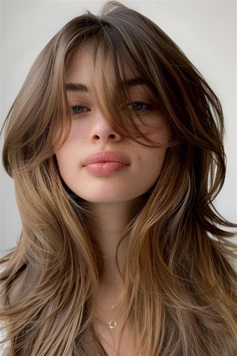 15 Trendy Long Layered Haircuts With Curtain Bangs Youll Love