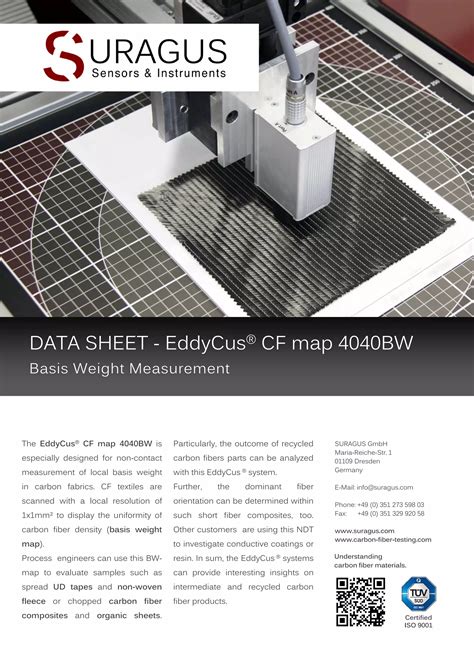 Basis Weight Measurement Of Carbon Fibers By Eddycus Cf Map 4040bw Pdf