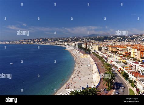 City Town Beach Seaside The Beach Seashore France Nice Blue
