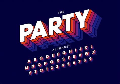 Premium Vector 3d Resample Font Effect Vector